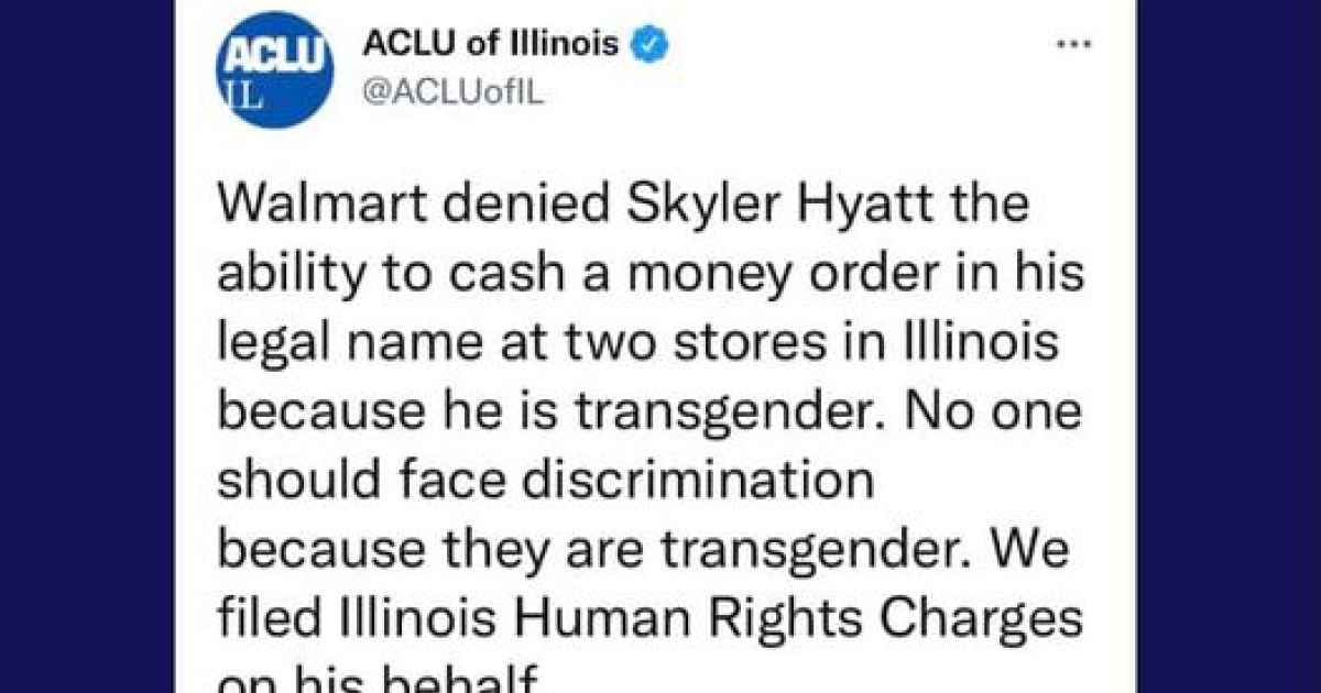 Transgender Man Denied Service at Two Downstate Walmart Stores Files ...