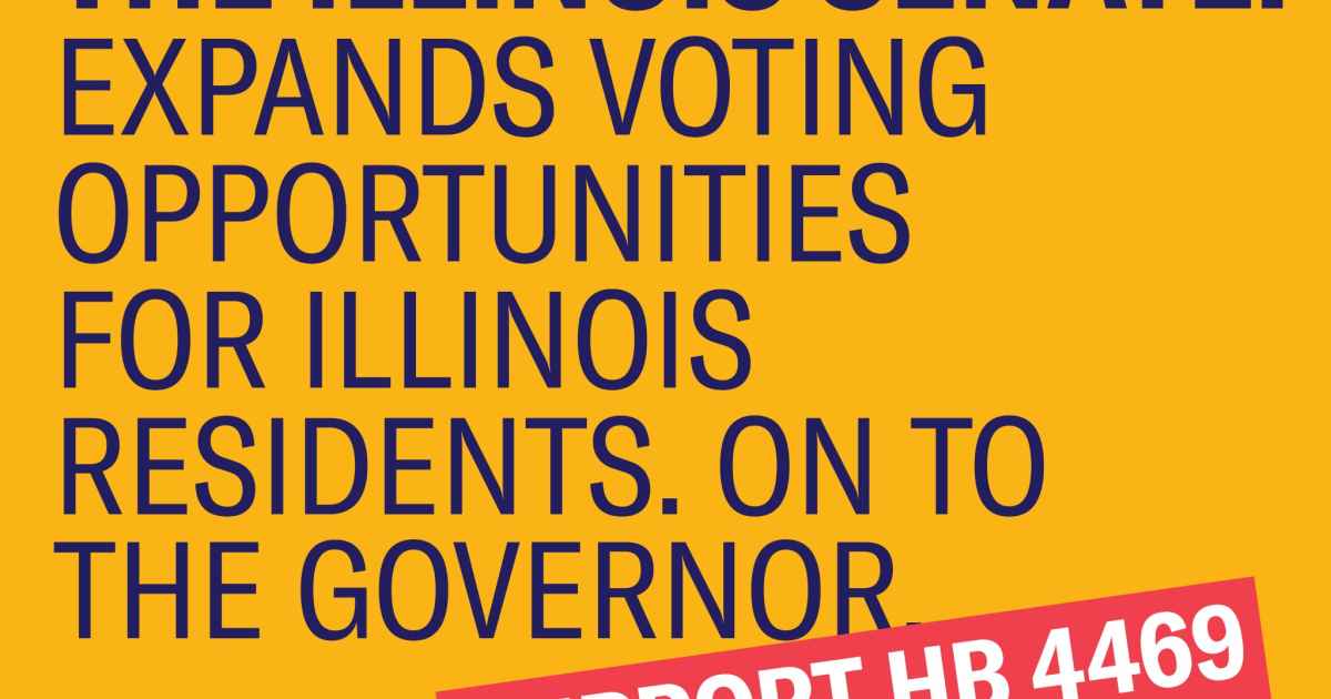 Statement on Approval of HB 4469 by the Illinois Senate | ACLU of Illinois