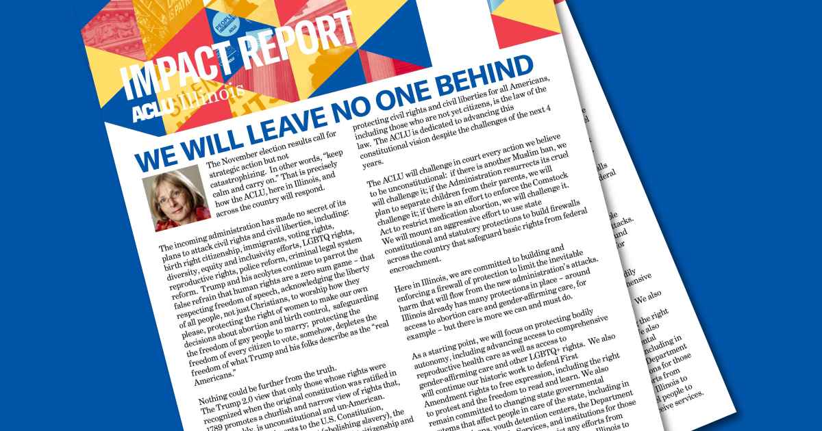 Impact Report: December 2024 | ACLU of Illinois
